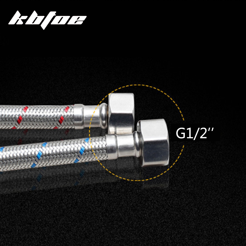 Sanitair Slangen G1/2 "60Cm Rvs Twee Slangen ... – Vicedeal