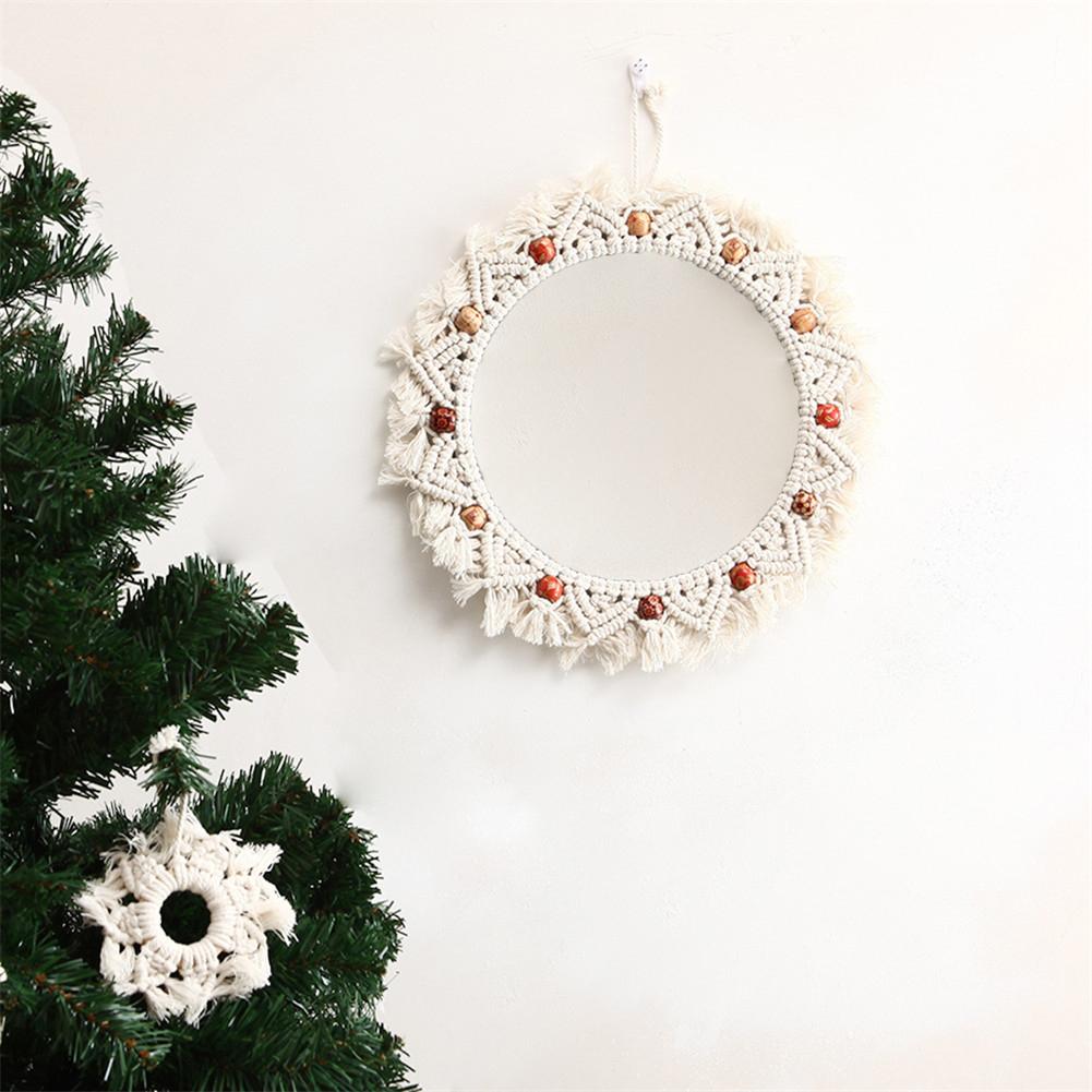 Round Lace Wall Hanging Mirror Art Deco Hand-made ... – Vicedeal