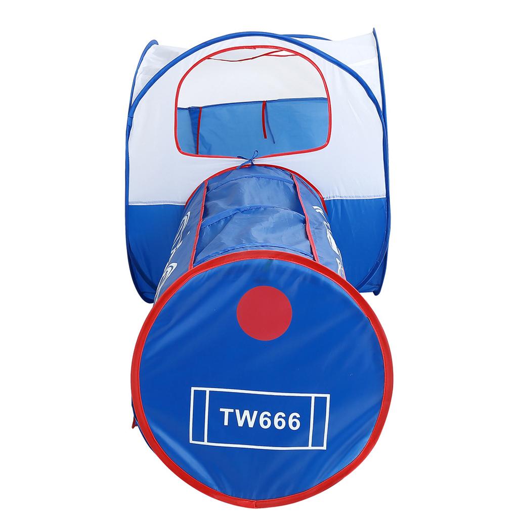 Locomotive Up Play Tent W/ Tunnel Train Ball Pit P... – Vicedeal