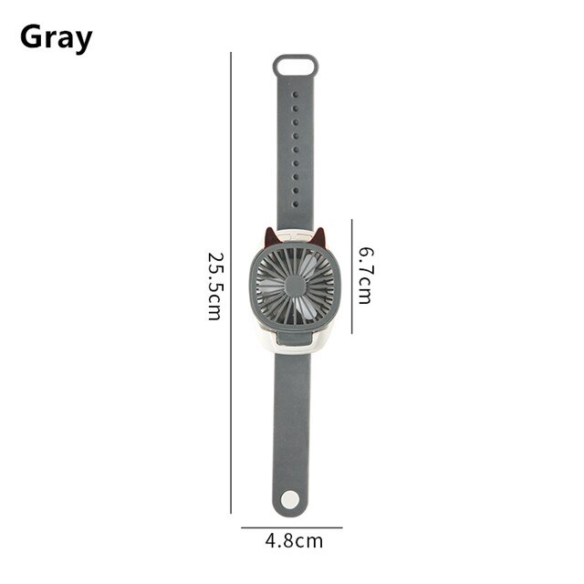Mini Carry Wrist Fan Watch Portable Rotatable USB ... – Vicedeal