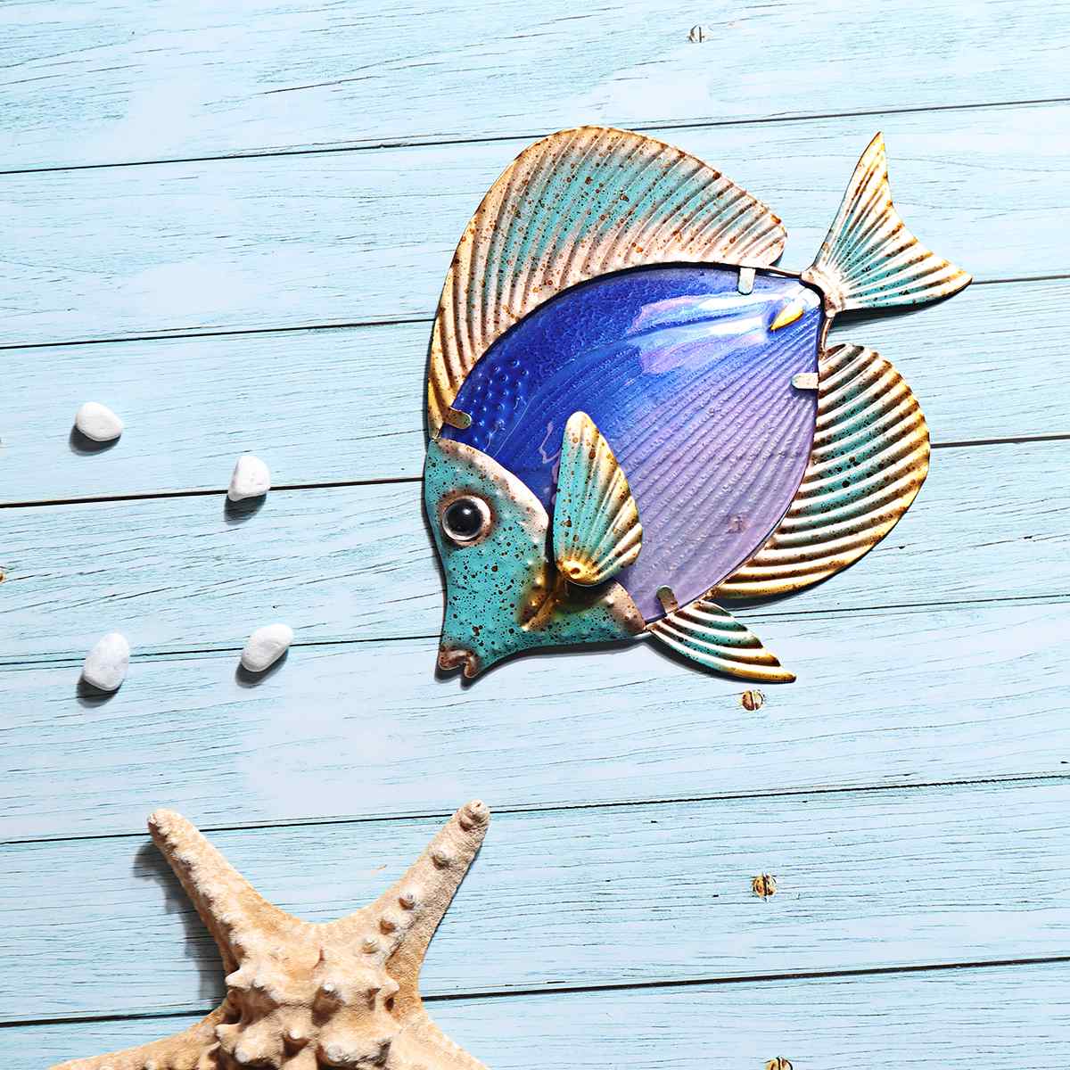 Home Decor Fish Wall Artwork for Garden Sculpture ... – Grandado