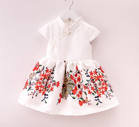 Buenos Ninos Baby Chinese Style Printing Cheongsam... – Grandado