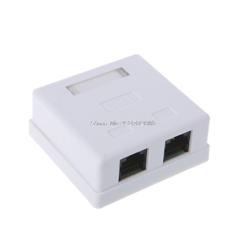 Rj45 Junction Box Cat6 Network Connector 2 Port De Grandado