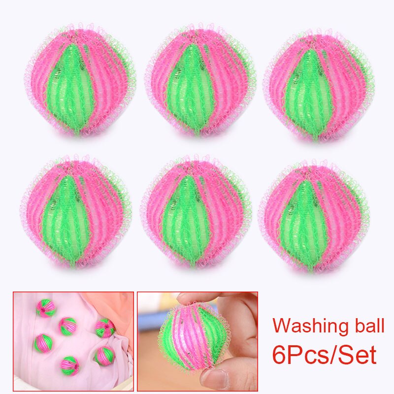 6pcs Laundry Wash Balls Hair Removal Clothes Washi... – Vicedeal