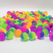 Colorful Bouncy Ball Children Outdoor Toy Two Colo... – Grandado