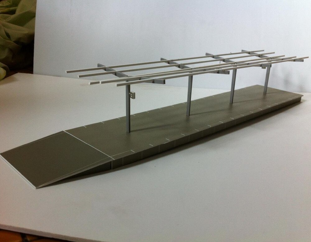 ZT002 Modelspoor Trein Platforms Trein Station 1:8... – Vicedeal