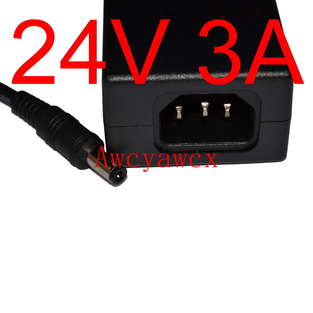 24V 3A 3000mA AC/DC Charger Adapter Power Supply P... – Grandado