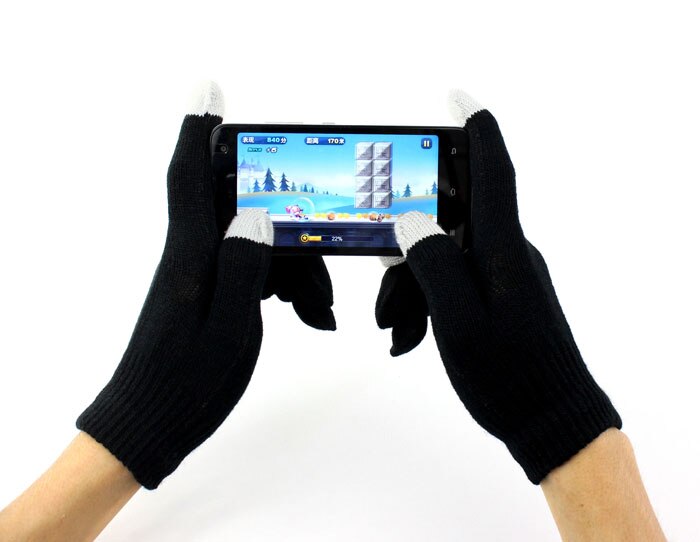 touch screen Gloves black mobile phone touch Glove... – Grandado
