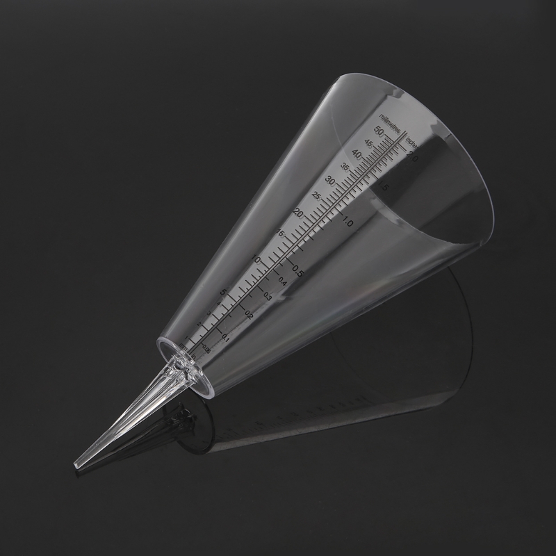 Conical Rain Gauge Plastic Clear Outdoor Home Gard... – Vicedeal