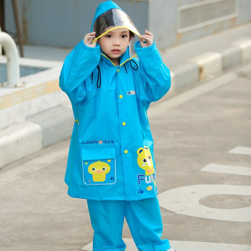 Children raincoat boys rainwear girls rain poncho ... – Vicedeal