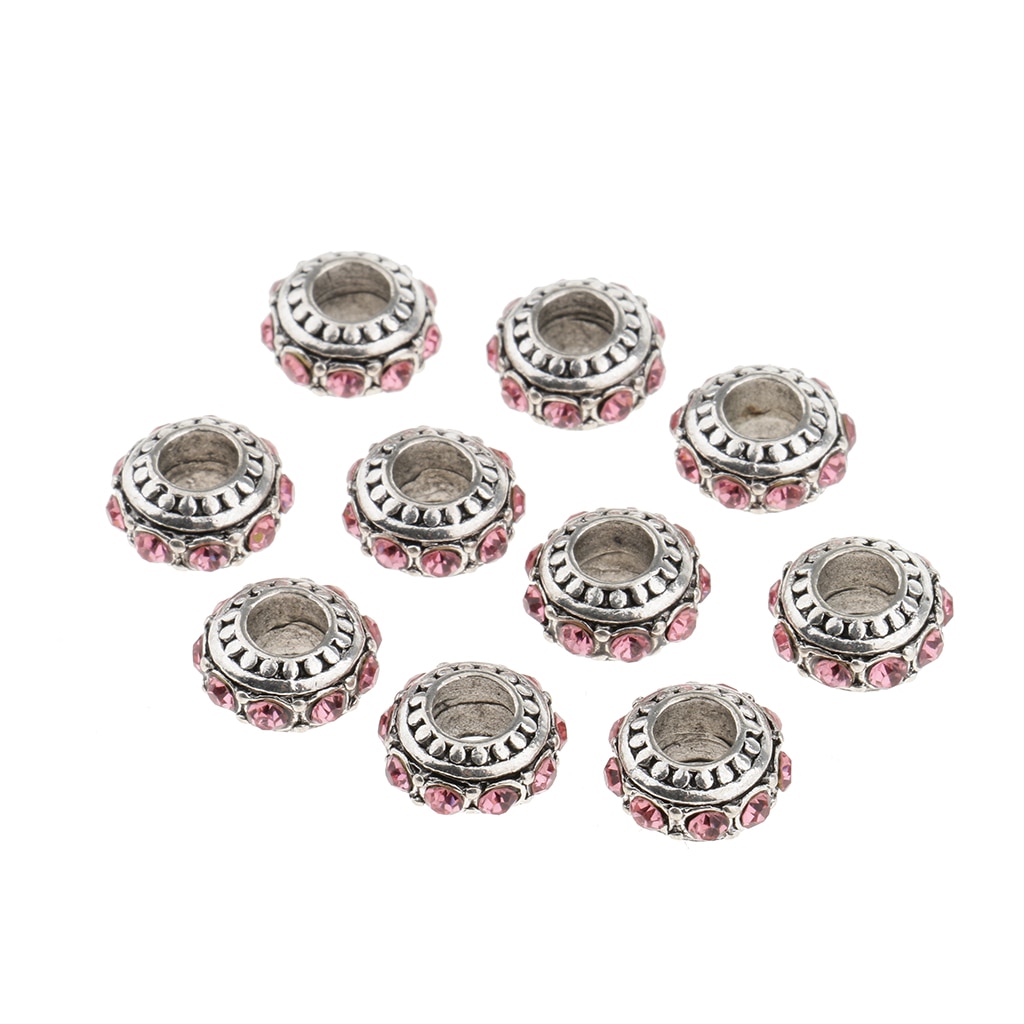 Packs 10 Stuks Haar Buis Kralen Dreadlocks Kralen ... – Grandado