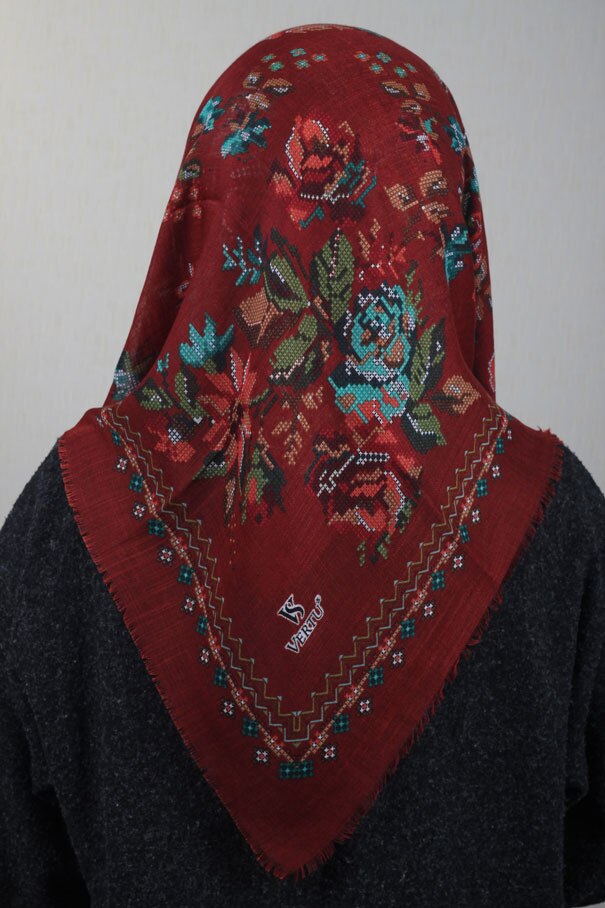 Vertu Gedessineerde Linnen Flamli SCARF-DESEN-31-R... – Vicedeal