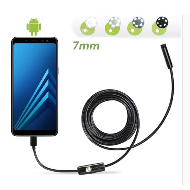 7MM Endoscoop Camera Flexibele USB Mini Endoscoop ... – Grandado