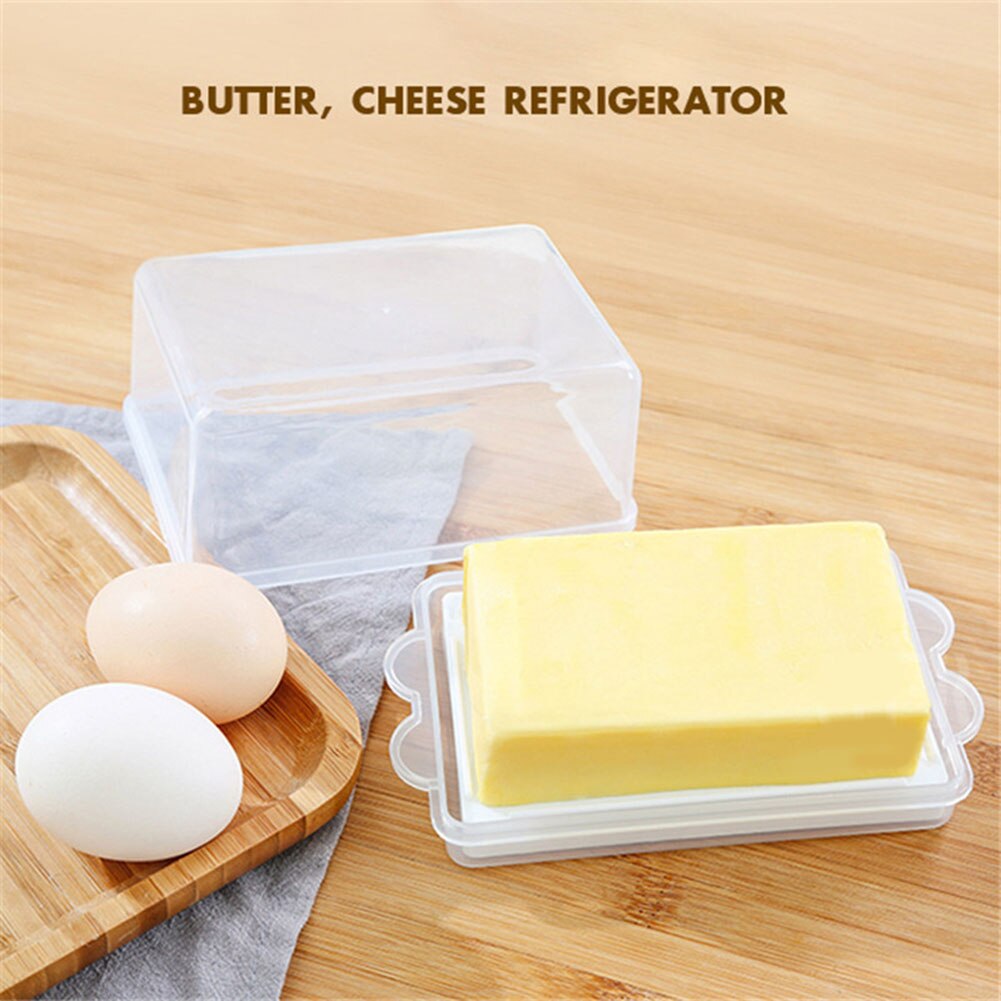 1L Plastic Butter Storage Box Container Transparen... – Grandado
