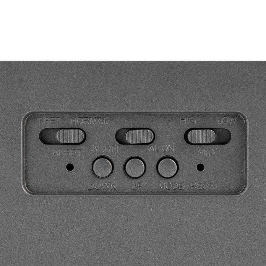 6 Digit Jumbo Led Digital Alarm Calendar Snooze Wa Grandado