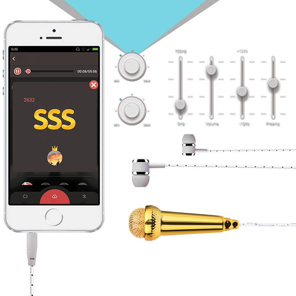 16g Unidirectional Mini Karaoke Condenser Micropho... – Vicedeal