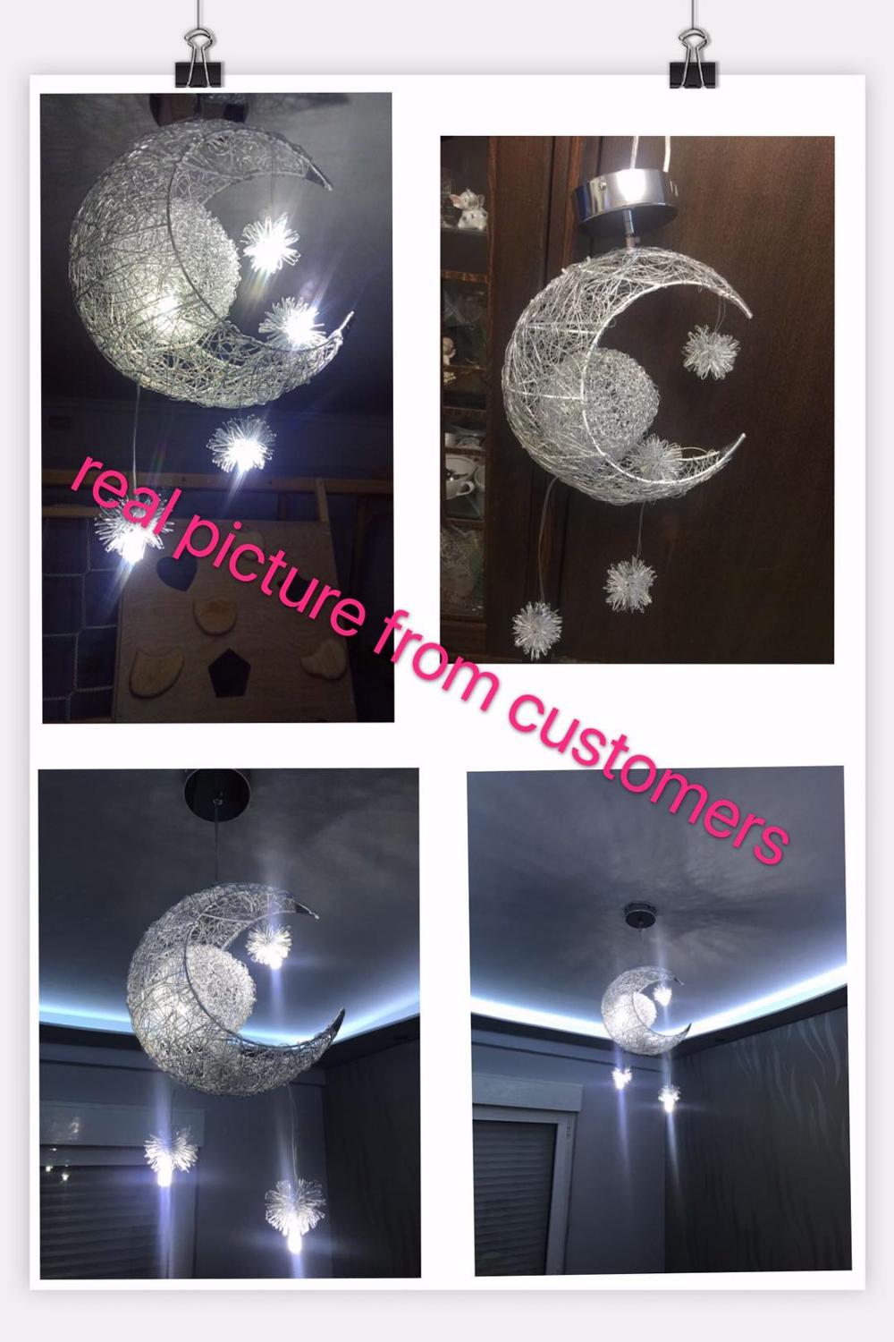 Ceiling Lamps Modern Pendant LED Moon Star Chandel... – Vicedeal