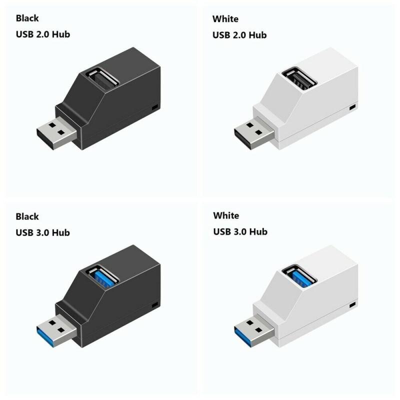 1Pc 3 Port USB Hub Mini USB 3.0 /2.0 High Speed Hu... – Grandado