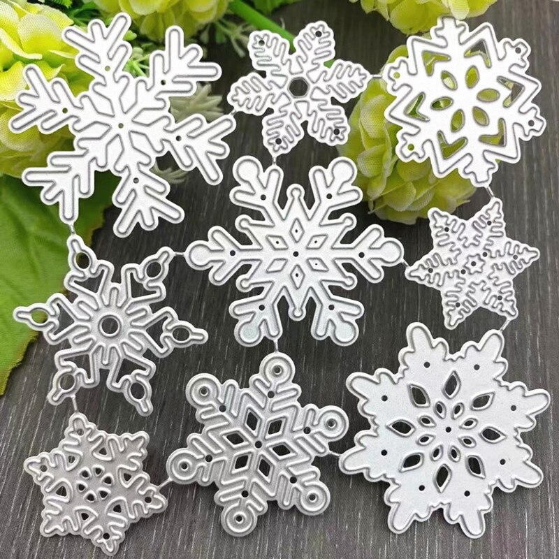 Snowflakes Metal Cutting Dies Stencil DIY Scrapboo... – Grandado