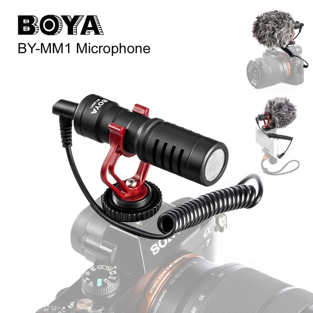 BOYA BY-MM1 Video Record Microphone Compact VS Rod... – Grandado