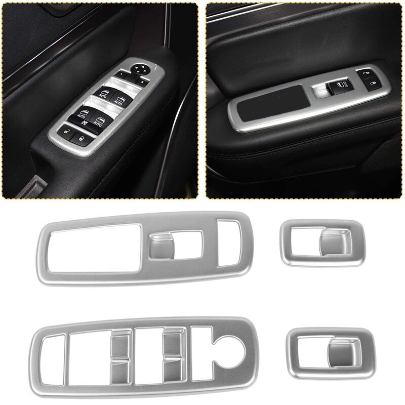 Window Switch Button Frame Trim Decals Trim Cover ... – Vicedeal