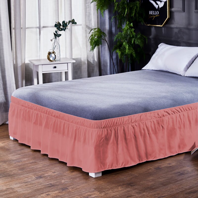 Hotel Home Queen Size Bed Skirt White Bed Shirts w... – Vicedeal