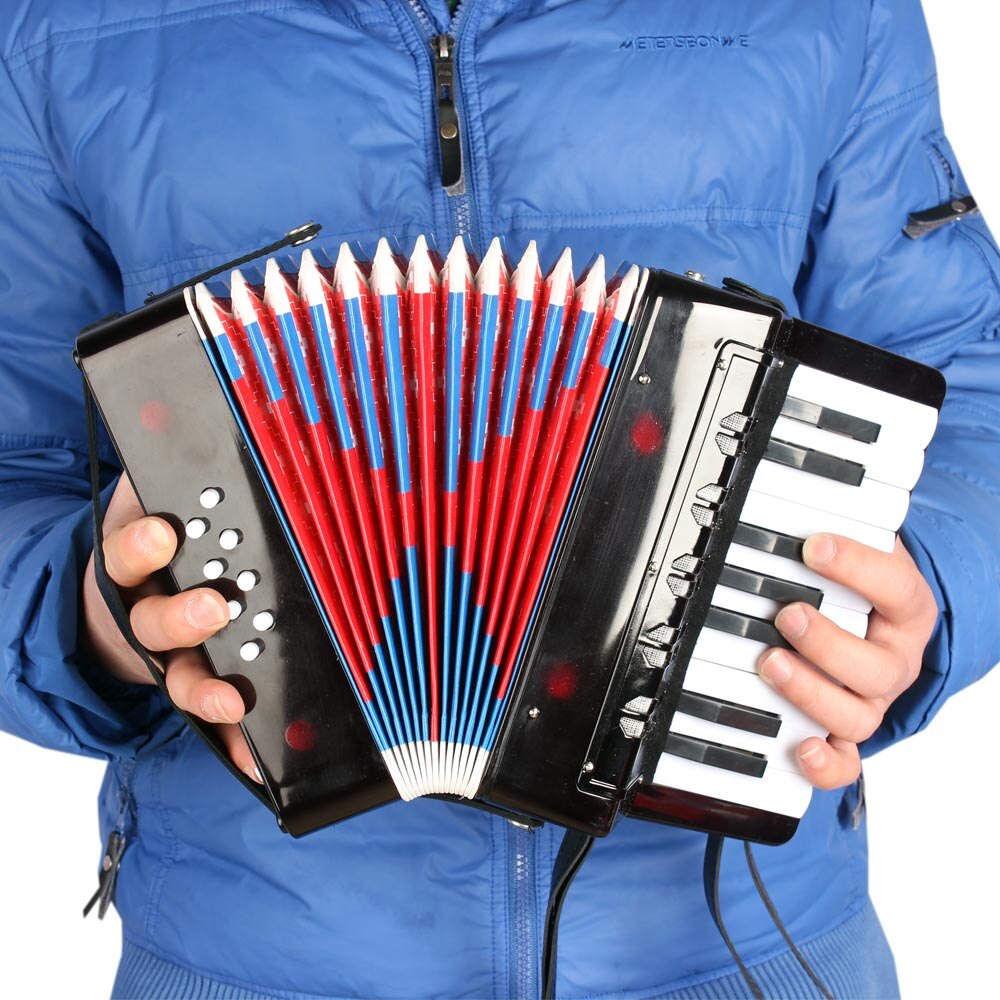 17-Key 8 Bass Mini Small Accordion Educational Mus... – Vicedeal