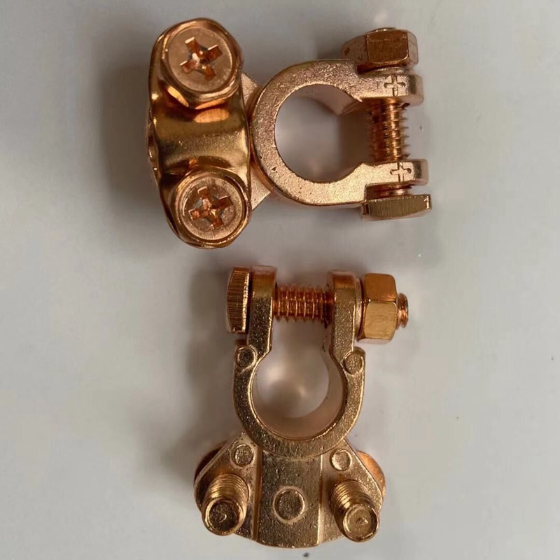 1 Pair Brass Battery Terminals Connectors Clamps P... – Grandado