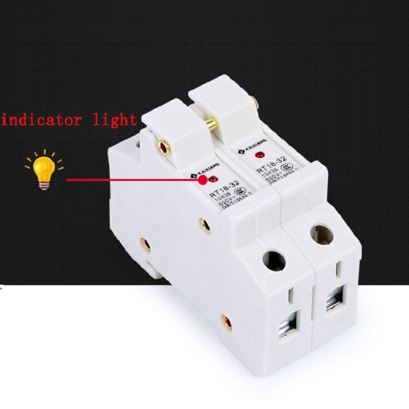 RT18 32X AC 32A 64A 1 Pole DIN Rail Mount Fuse Hol... – Vicedeal
