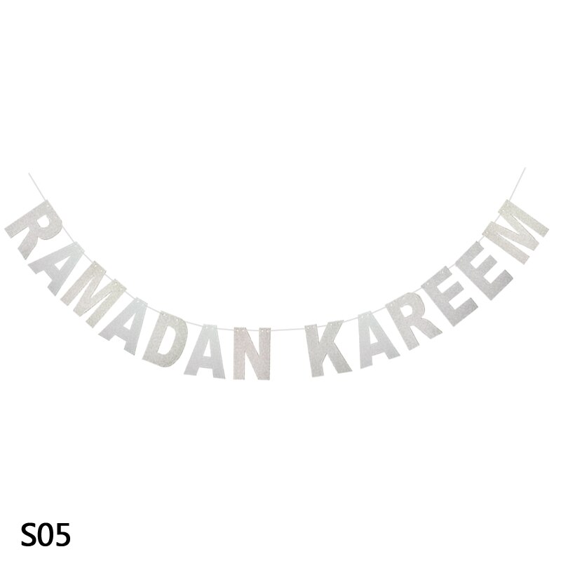 1 st eid mubarak banner glitter ramadan kareem ban... – Vicedeal