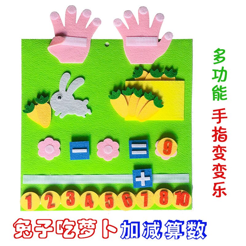 Kid DIY Non-woven Numbers Counting Toy Digital Add... – Grandado