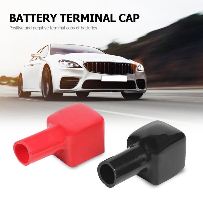 Auto Car Universal 1 Pair Red+Black PVC Car Batter... – Vicedeal