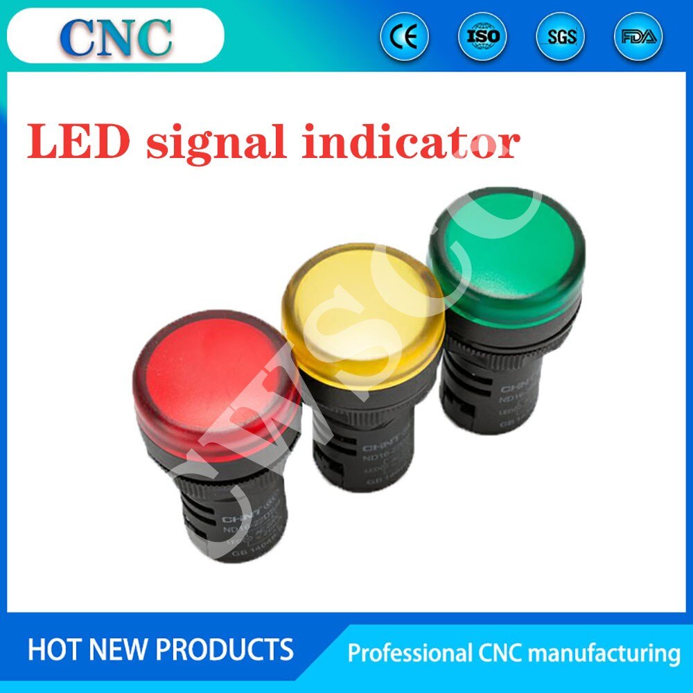 led signal light indicator ND16-22D yellow green r... – Vicedeal