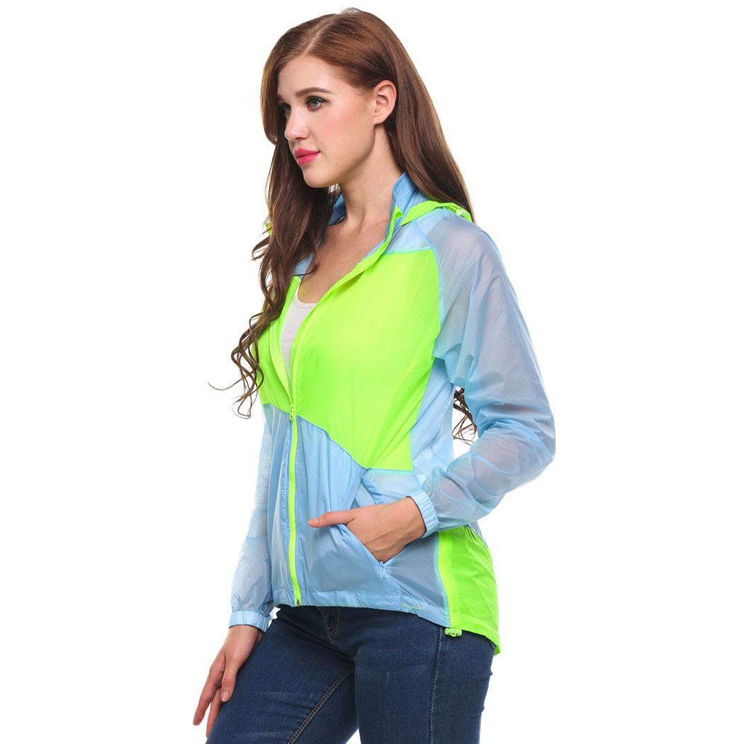 Women Hooded Long Sleeve Sun Protection Quick Dry ... – Grandado