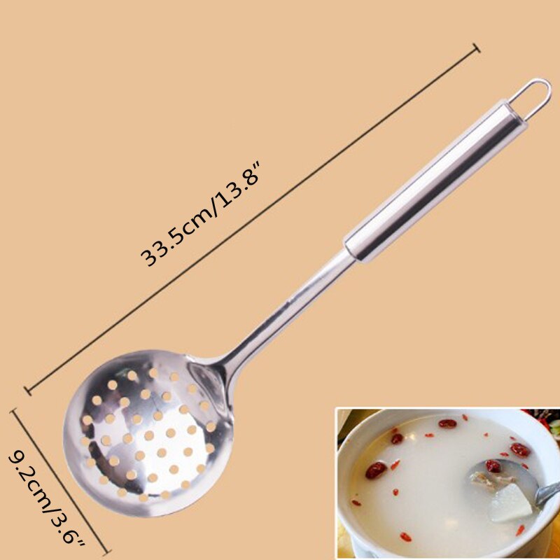 1 pc Stainless steel strainer Large Spoon Colander... – Grandado