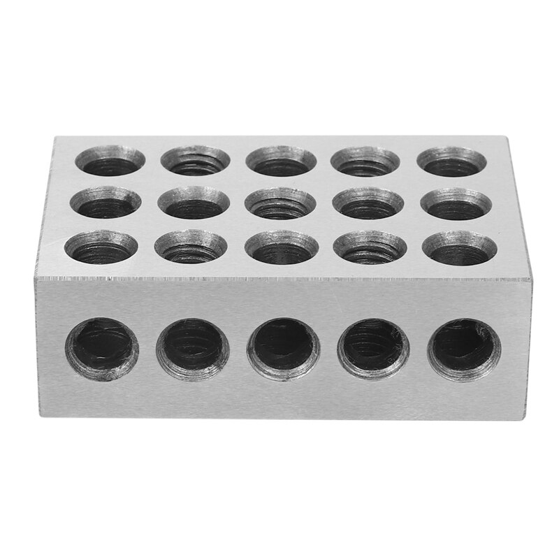 2Pcs 25x50x75mm Hardened Steel Blocks 23 Holes Par... – Vicedeal