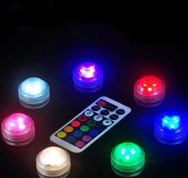 Remote Control Submersible Waterproof LED Mini Lig... – Grandado