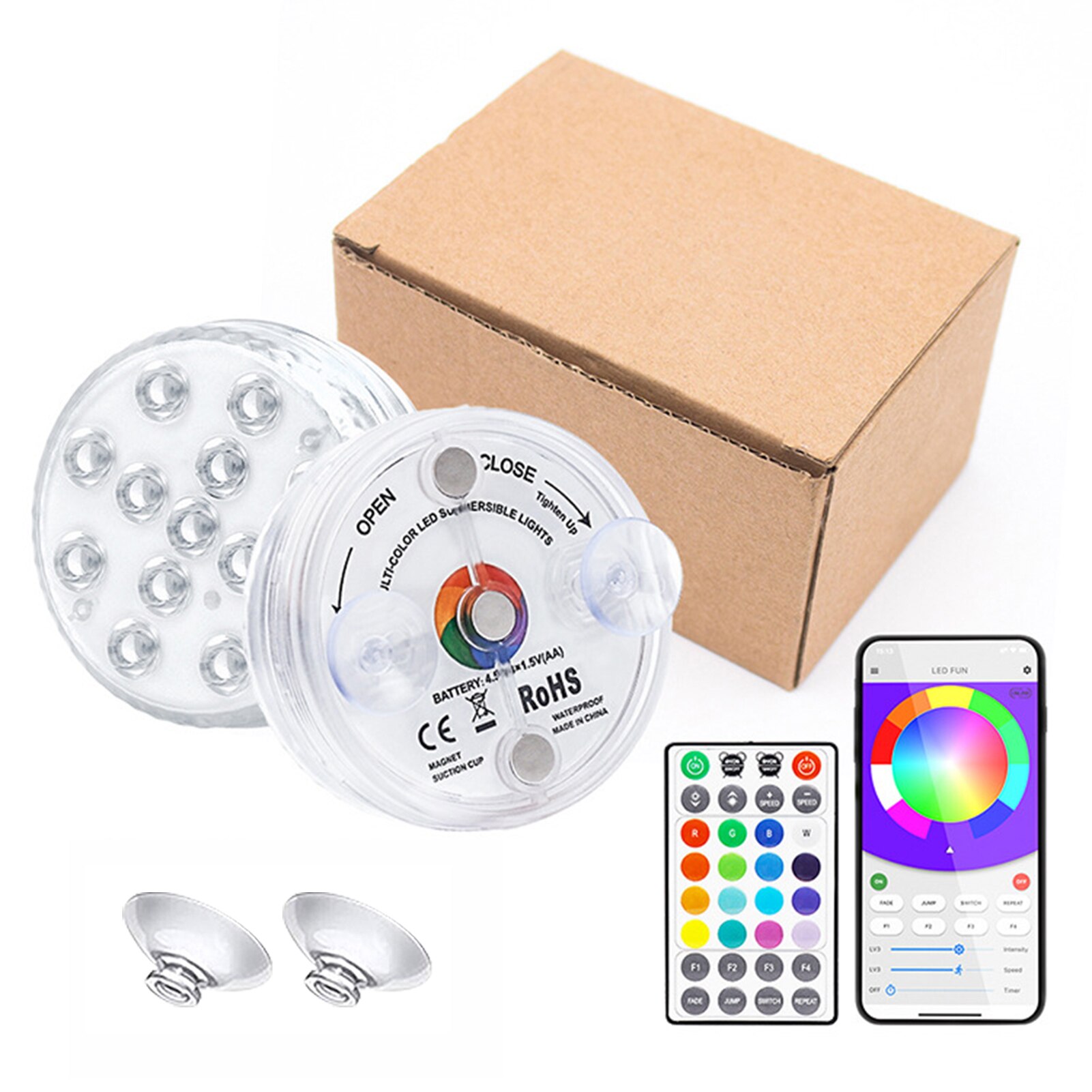 13Leds Duiken Licht Rgb Onderwater Dompelpompen Li... – Vicedeal