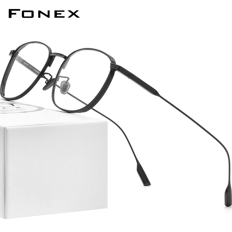 Fonex pure titanium brillestel kvinder vintage run... – Grandado