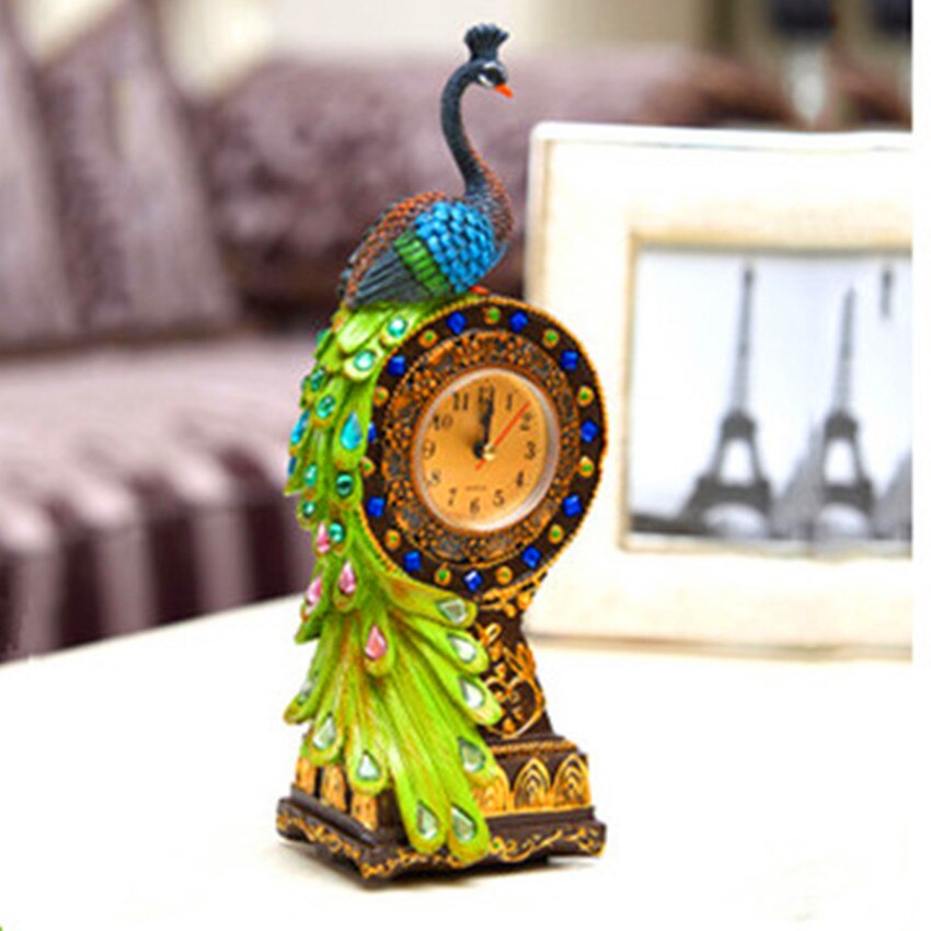 Refine Table Clock Resin Cafts Tropical Flavor Pea... – Grandado