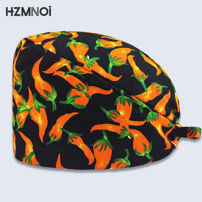 Verstelbare Unisex Cartoon Print Scrub Cap Schoonh... – Vicedeal