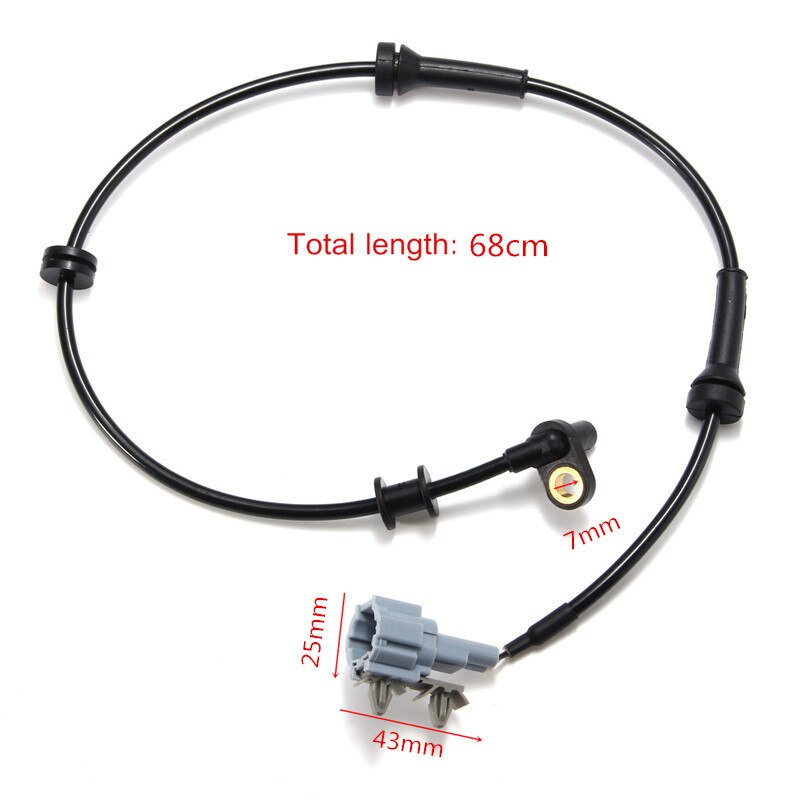 ABS Sensor for Nissan Navara D40 Pathfinder R51 20... – Grandado
