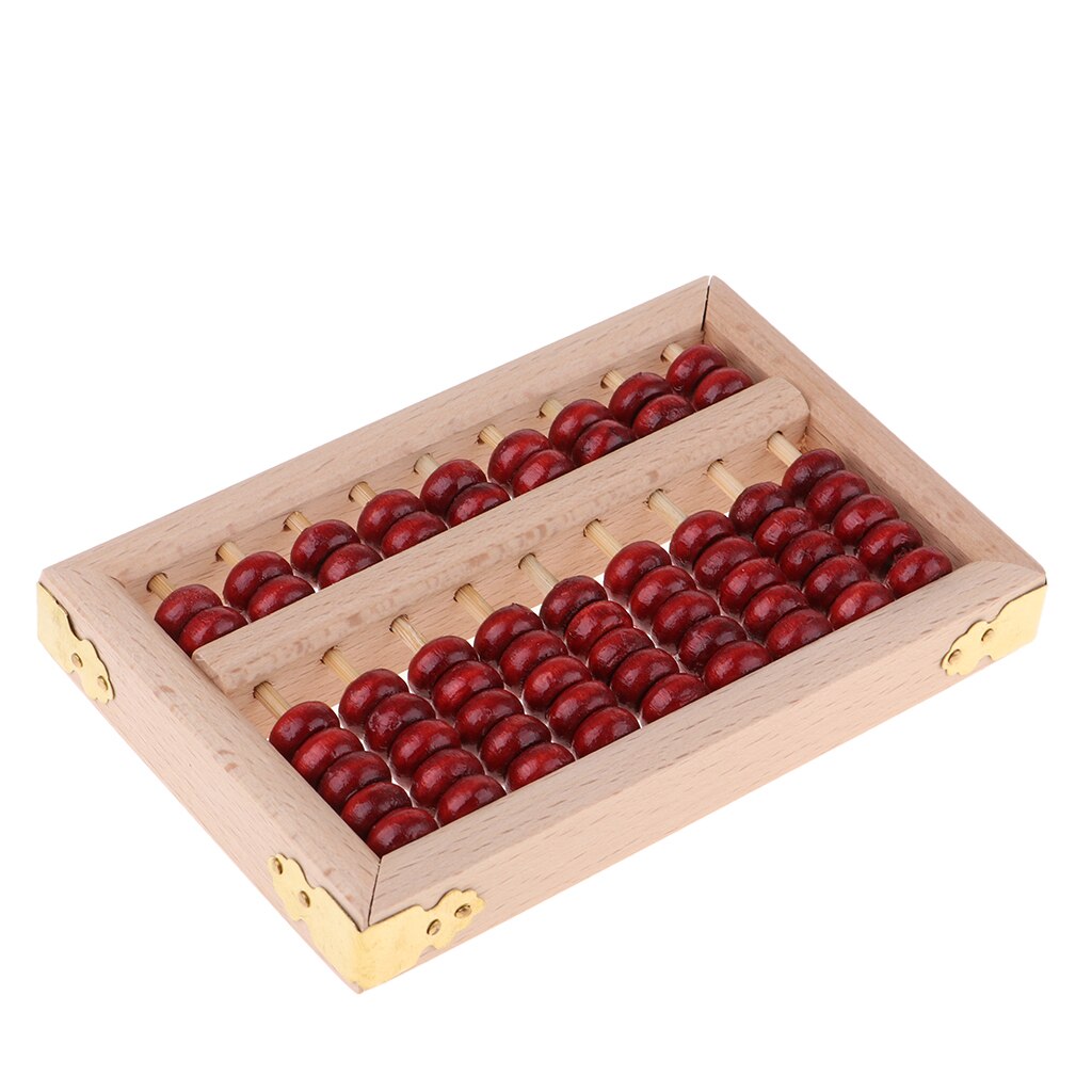 Vintage Style Wooden Abacus - 9 Rows Chinese Wood ... – Grandado