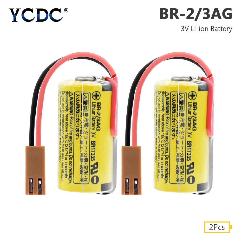 2Pc BR2/3A 1200mAh BR-2/3AG 3V Lithium Battery CR1... – Grandado