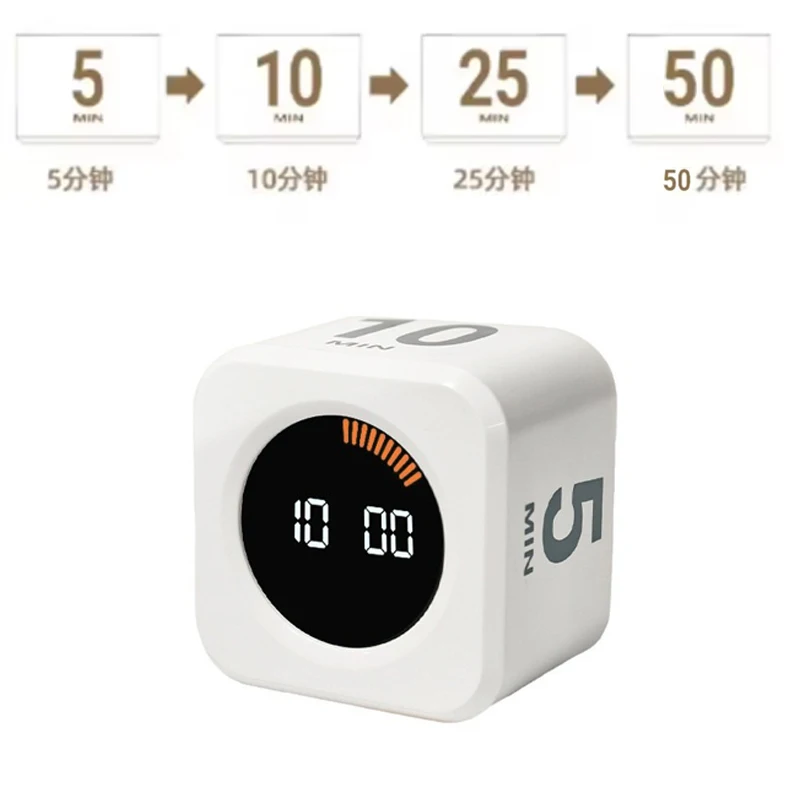 LED Display Productivity Cube Timer Gravity Sensor... – Grandado