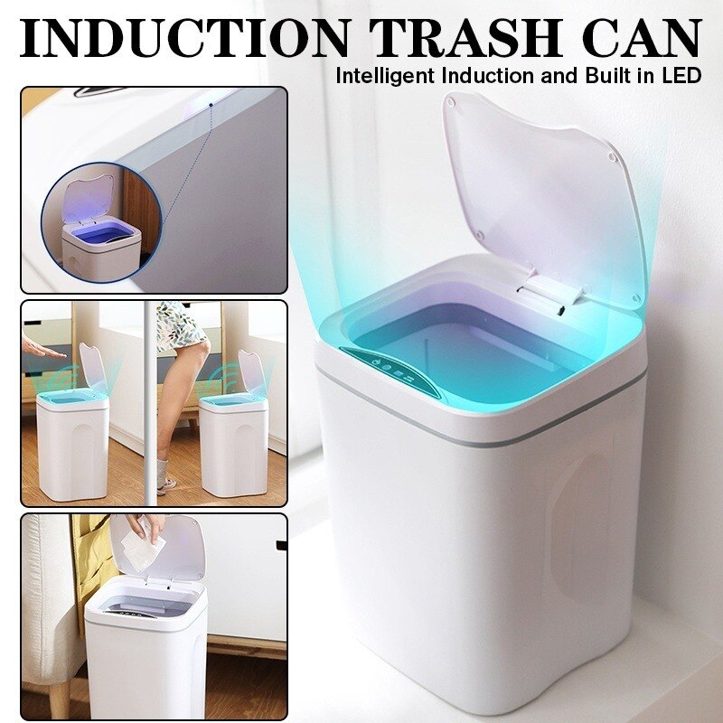 12L Home Automatic Touchless Trash Can Smart Infra... – Grandado