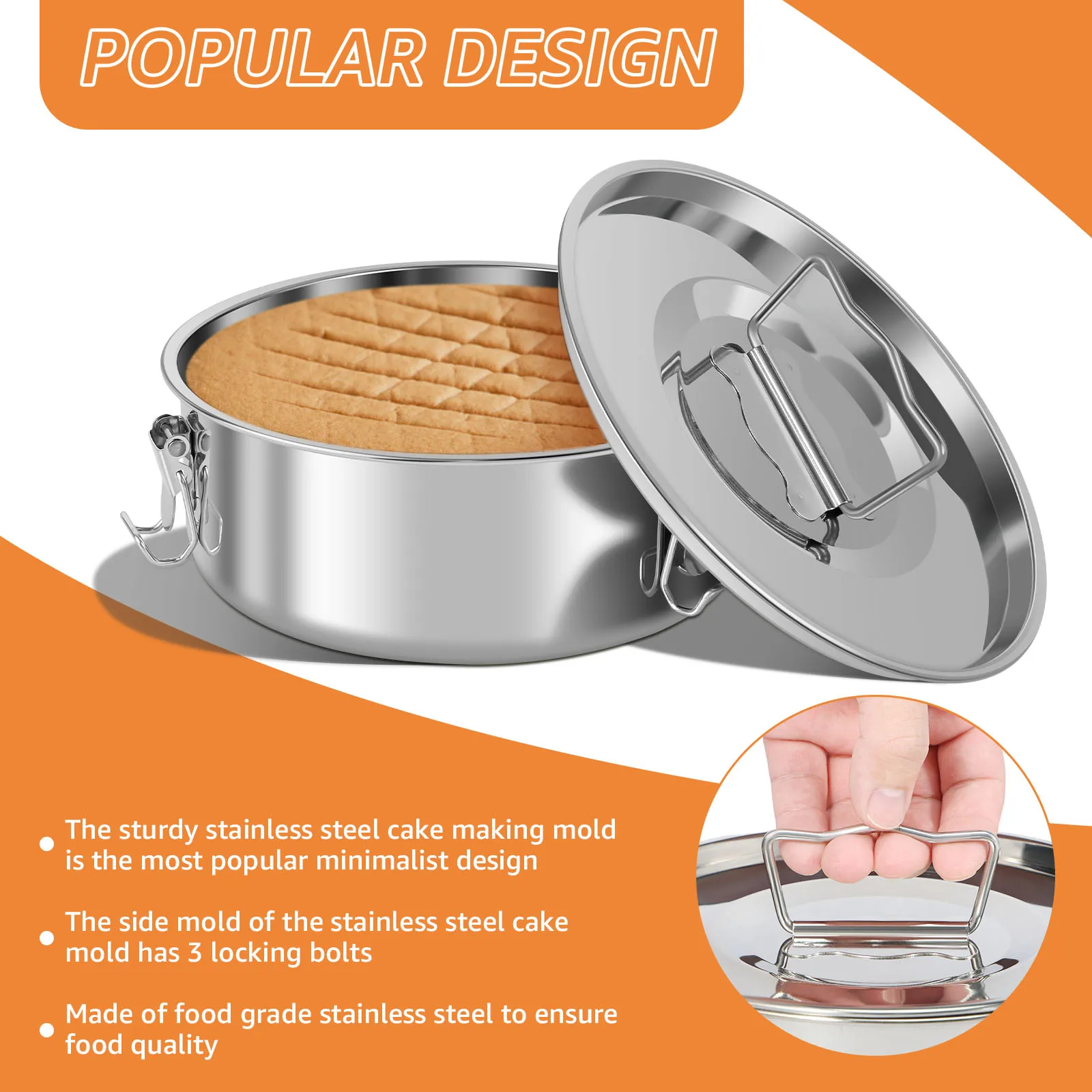 Flan Mold with Lid and Handle 1.5QT Flan Pan Mold ... – Grandado