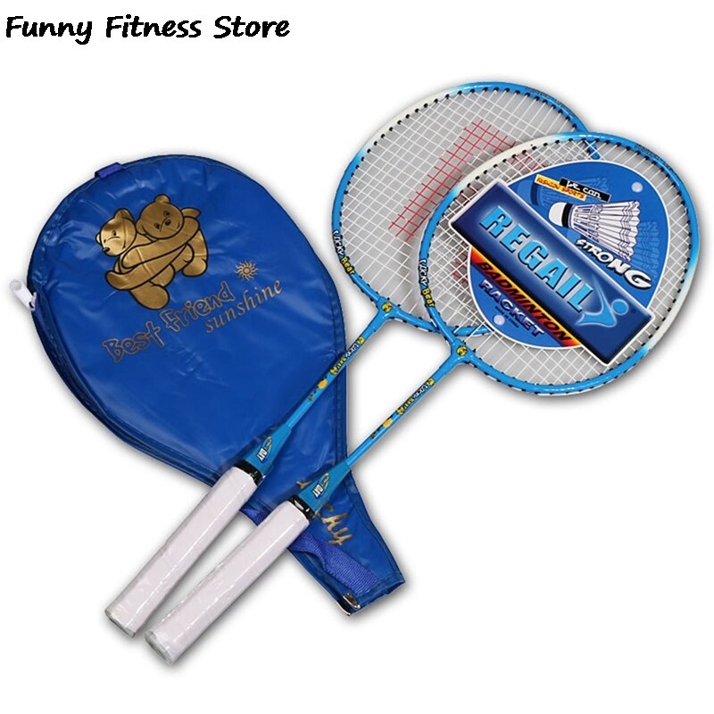 1 Pair Badminton Kit Playing Racket Outdoor Casual... – Grandado