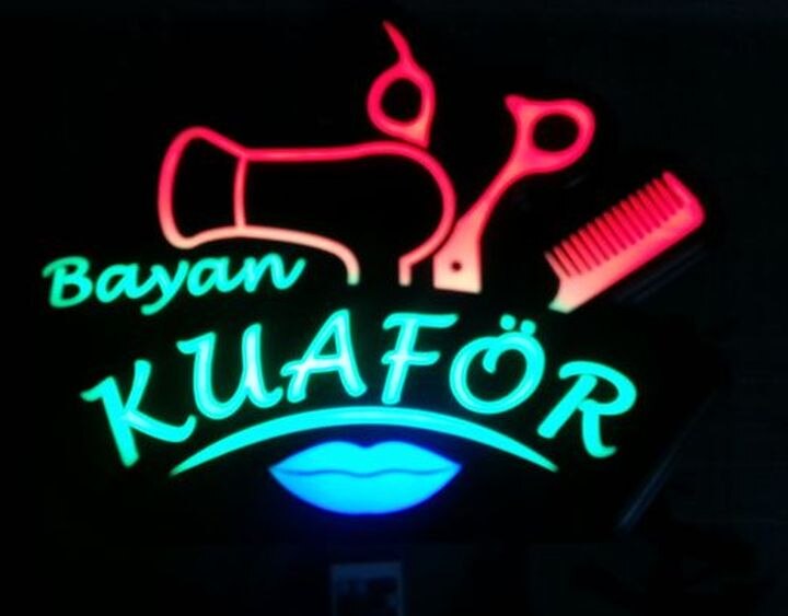 Dames Kapsalon Led Neon Sign "Operated 16 Kleur" 5... – Grandado
