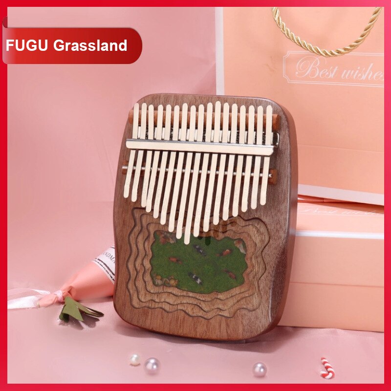 Nice Sound Beginner Finger Piano 17 Tones Kalimba ... – Grandado